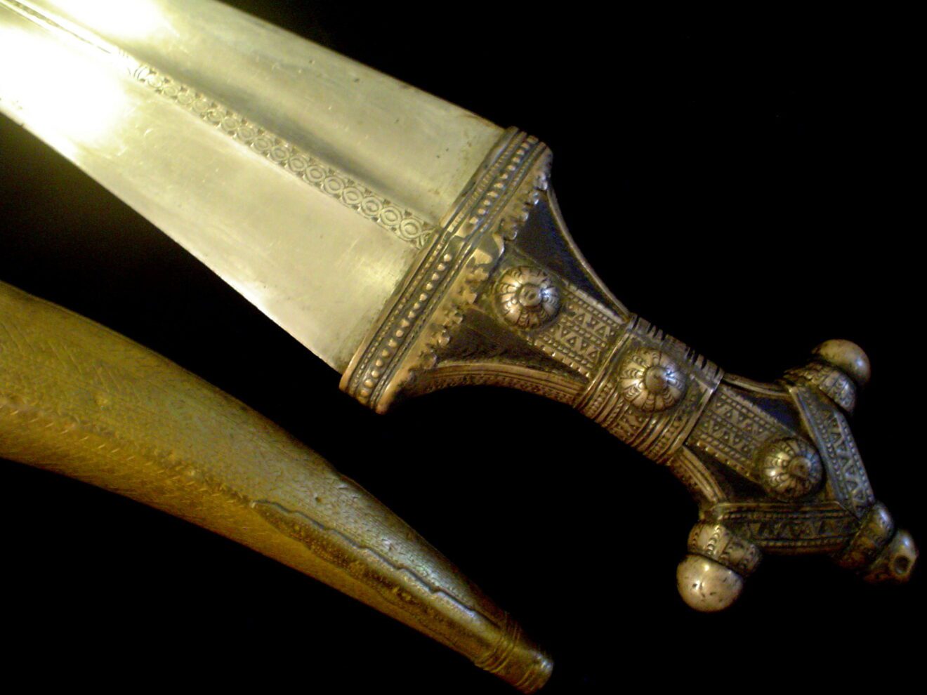 Antique Jambiya Dagger -Saudi Islamic Arab Jambya Knife -Khanjar Bedouin
