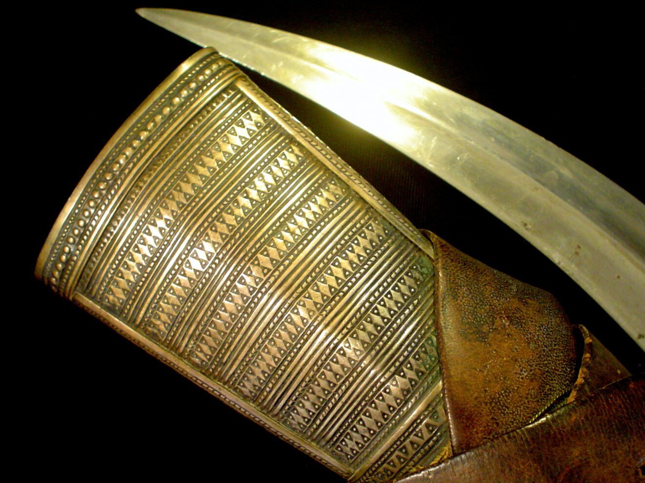 Antique Jambiya Dagger -Saudi Islamic Arab Jambya Knife -Khanjar Bedouin