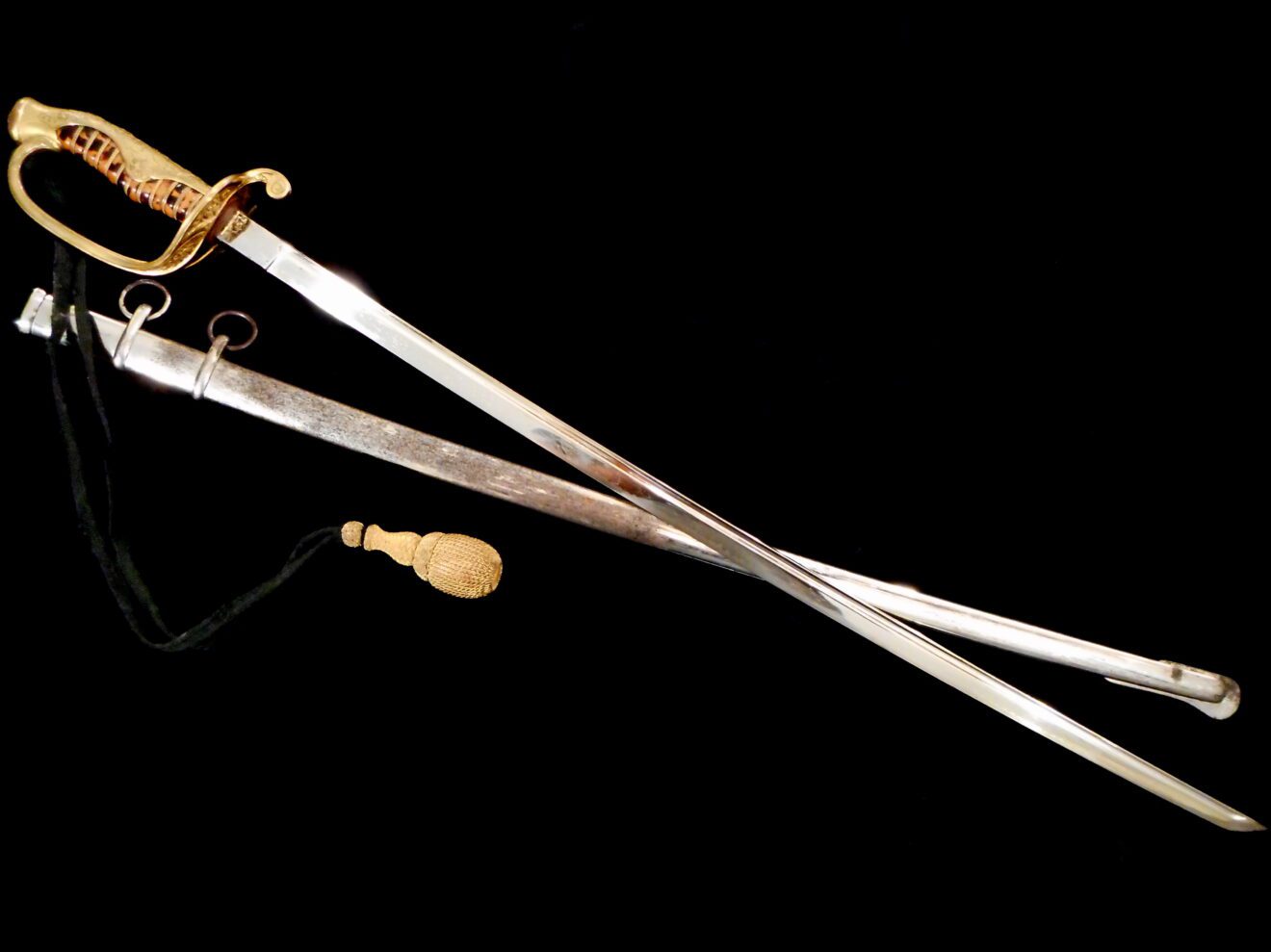 Antique WW2 Japanese GENERAL GRADE Kyu-Gunto Dress Sword -Old ...