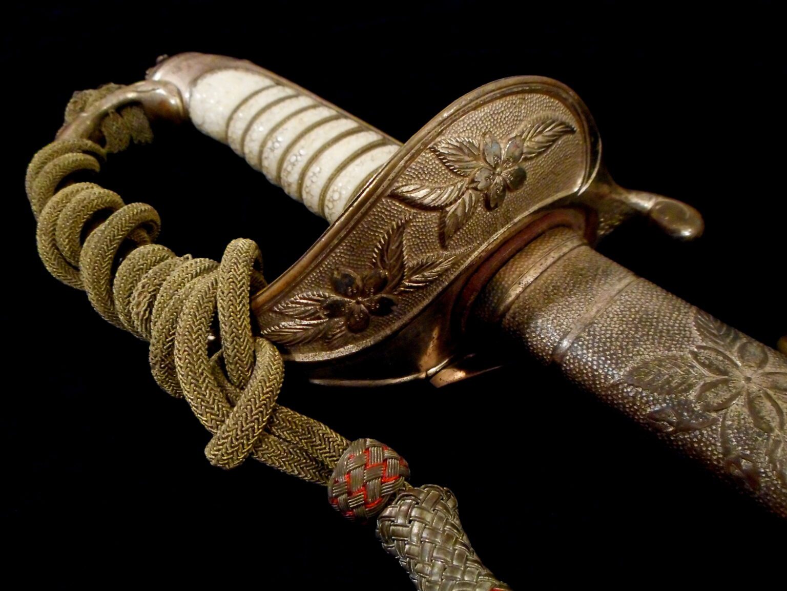 Antique WW2 Japanese Naval Officer Dress Sword -Old Samurai/Navy ...