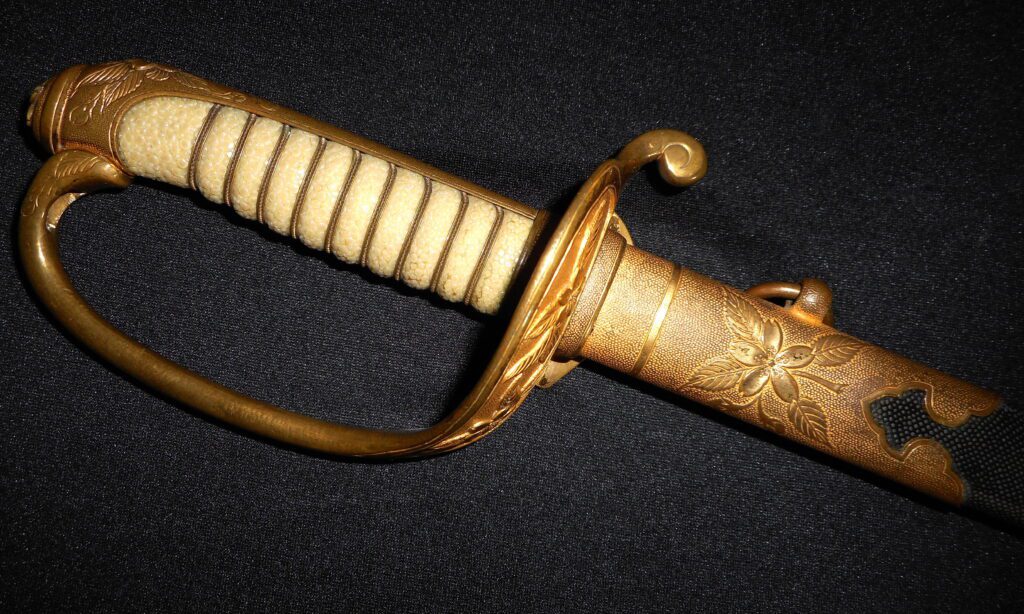 Antique WW2 Japanese Naval Officers Dress Sword -Old Collection/Samurai ...