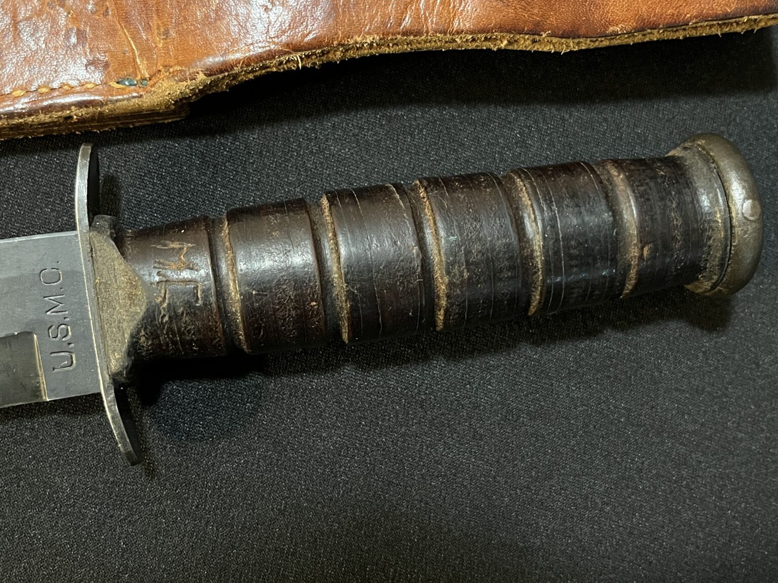 WWII Camillus USMC Knife -US -RARE Marine Corps Mark 2