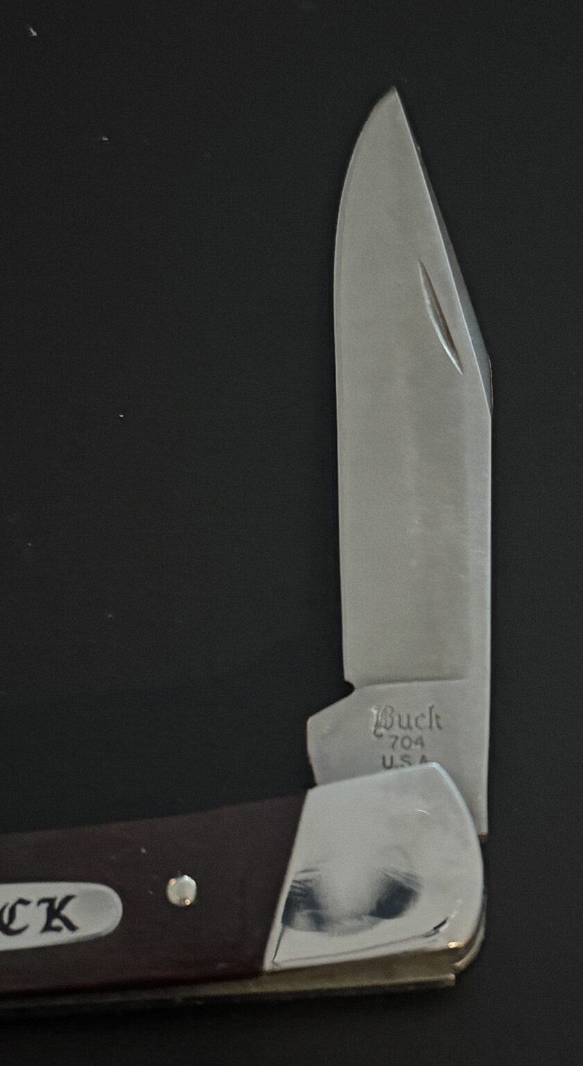 Buck Maverick Model 704 Knife Whittling Kit-Stone-Oil-Guide-Wood Blocks ...
